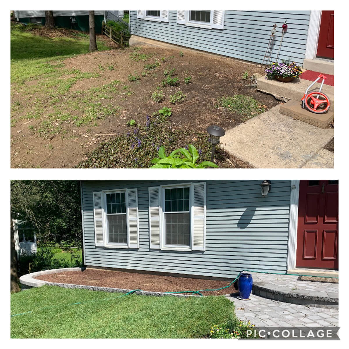 Paver Sidewalk and Porch Overlay in Ellicott City - Three Little Birds ...