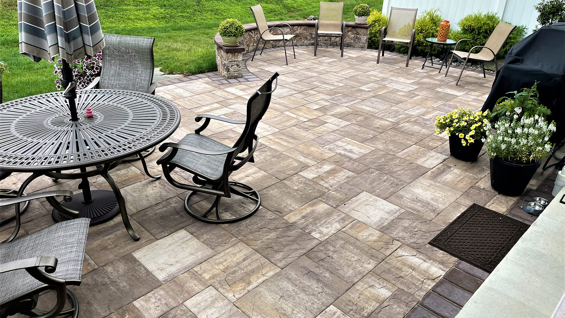Odenton Paver Patio Installation - Three Little Birds Outdoor Living