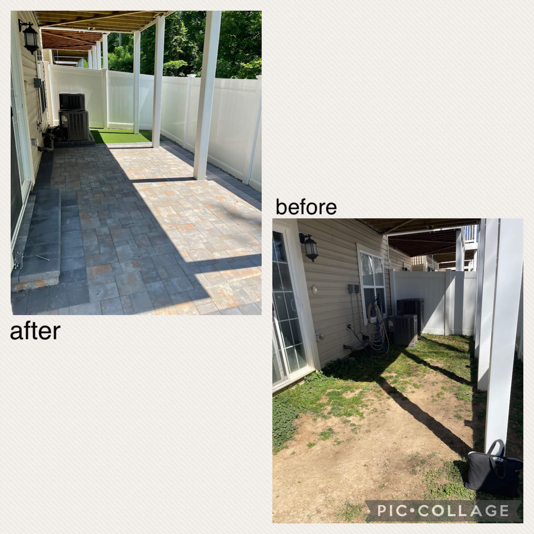 Gambrills Paver Patio, Paver Sidewalk, and Driveway Banding - Three ...