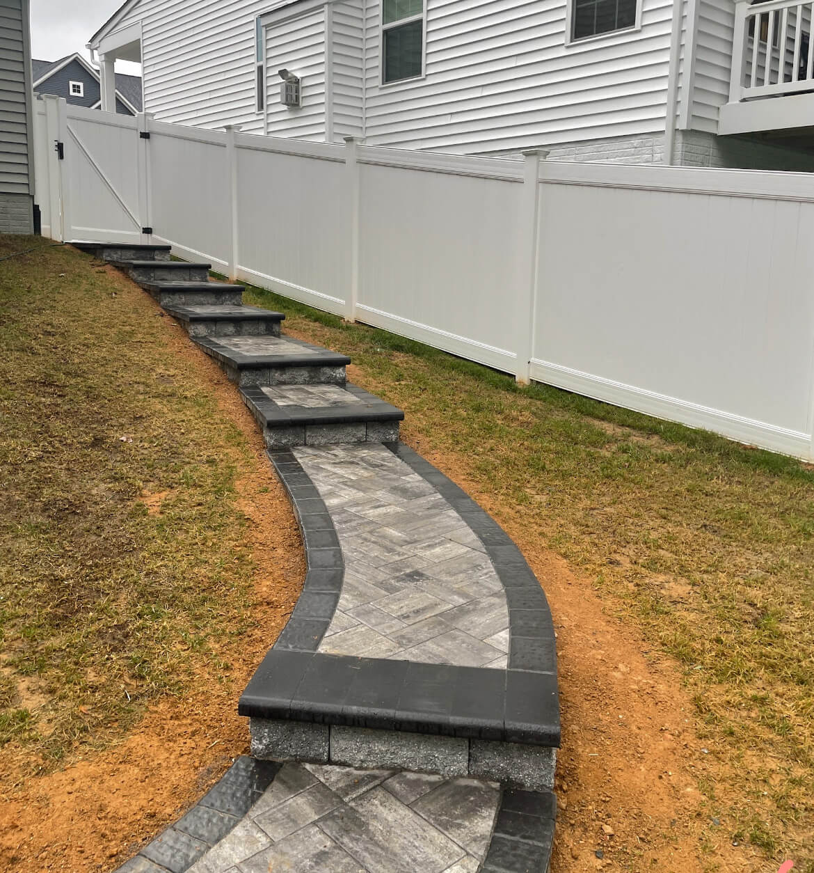 Odenton Multi-Level Paver Patio - Three Little Birds Outdoor Living