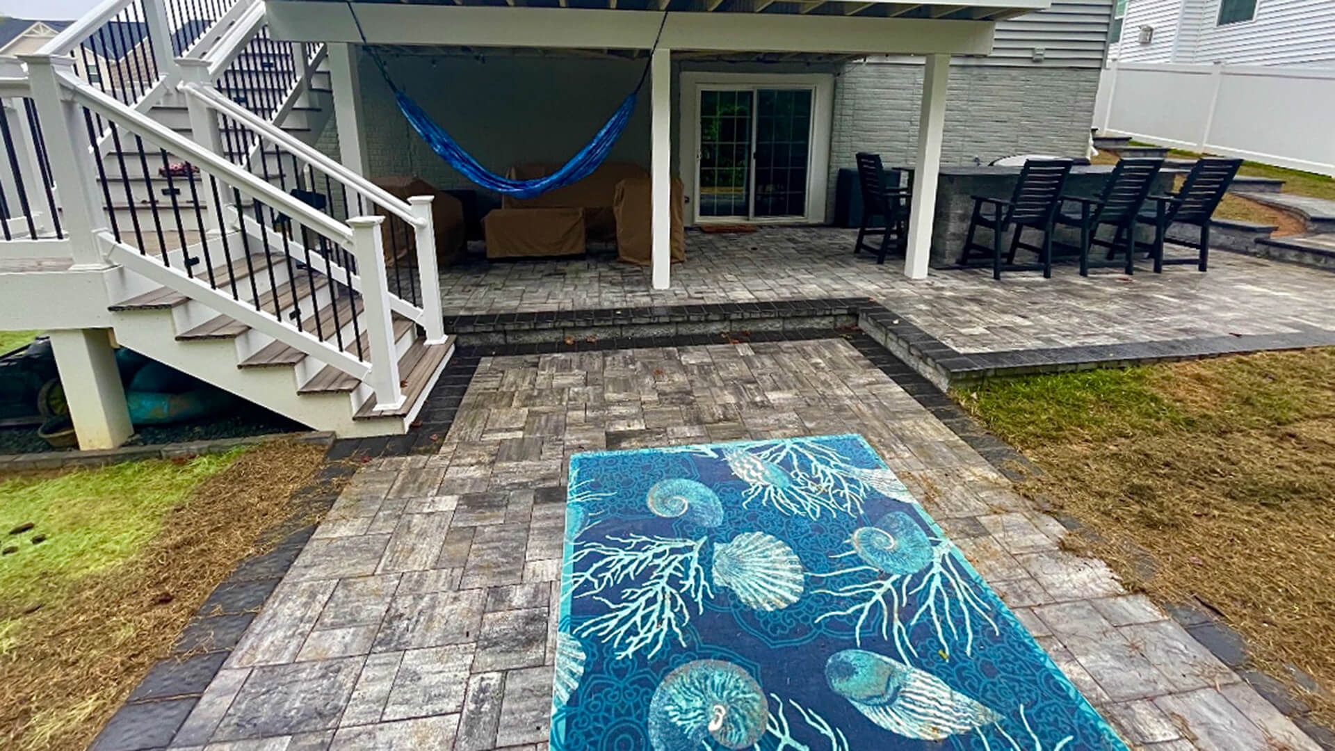 Odenton Multi-Level Paver Patio - Three Little Birds Outdoor Living