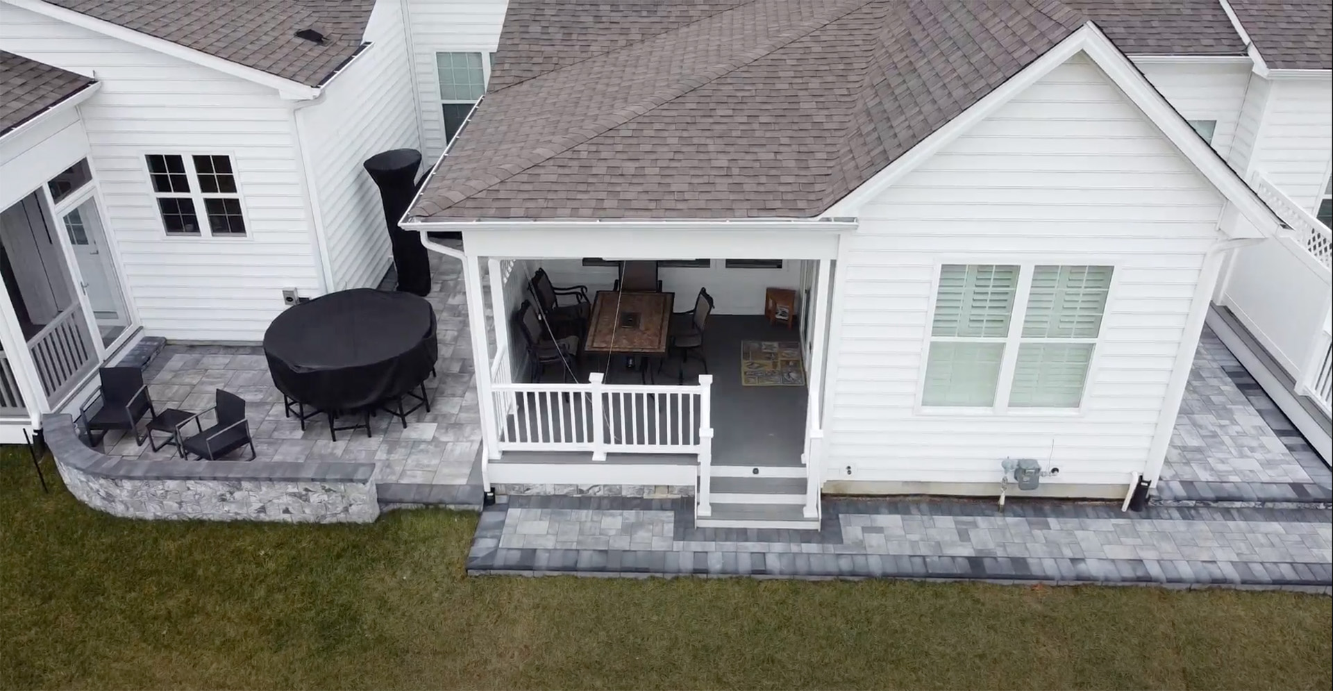 Stevensville Paver Patios in Bay Bridge Cove - Three Little Birds ...