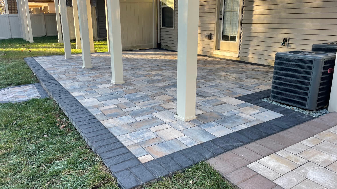 Millersville Paver Patio, Front Porch Overlay, and Sidewalk - Three ...