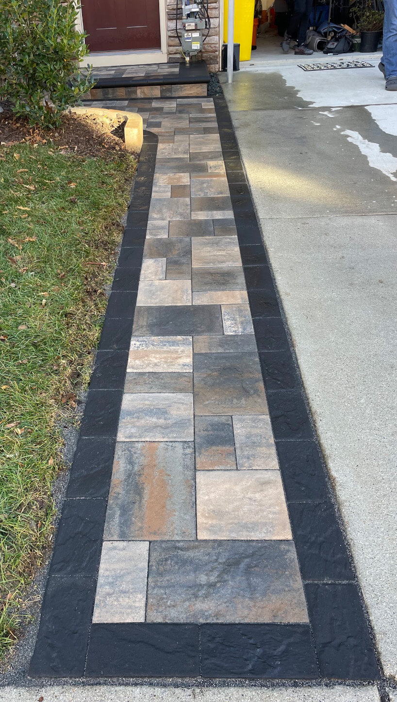 Millersville Paver Patio, Front Porch Overlay, and Sidewalk - Three ...