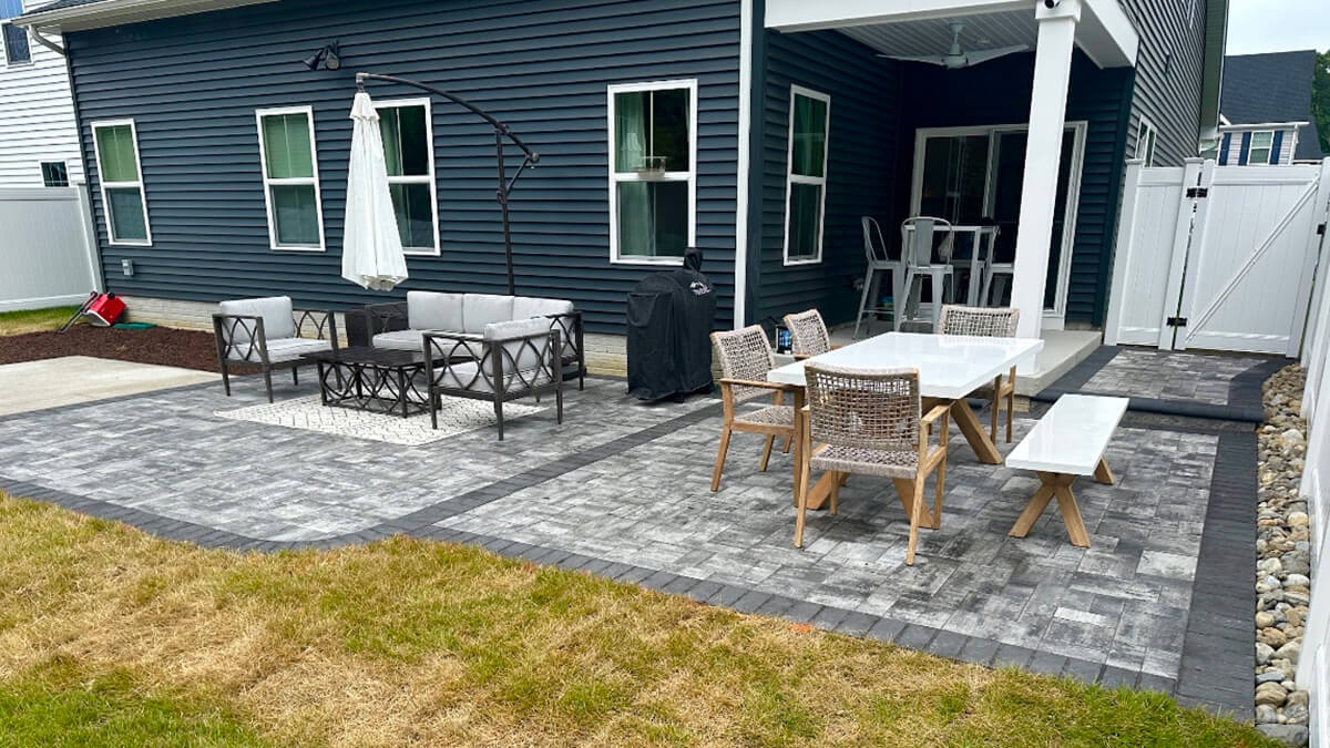 Grasonville Paver Patio - Three Little Birds Outdoor Living